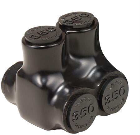 Ilsco PBTS-2-1/0 Multi-Tap Connector, 2 Port, 1 Side Entry, 14 to 1/0 AWG, AL/CU - Walmart.com
