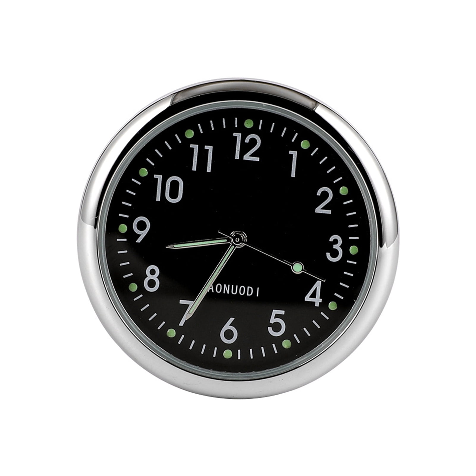 Car Clock Round Digital Button Battery Operated High/Low Temperature ...