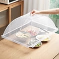 1pc White Square Folding Food Cover Outdoor and Indoor Dust-proof Anti ...
