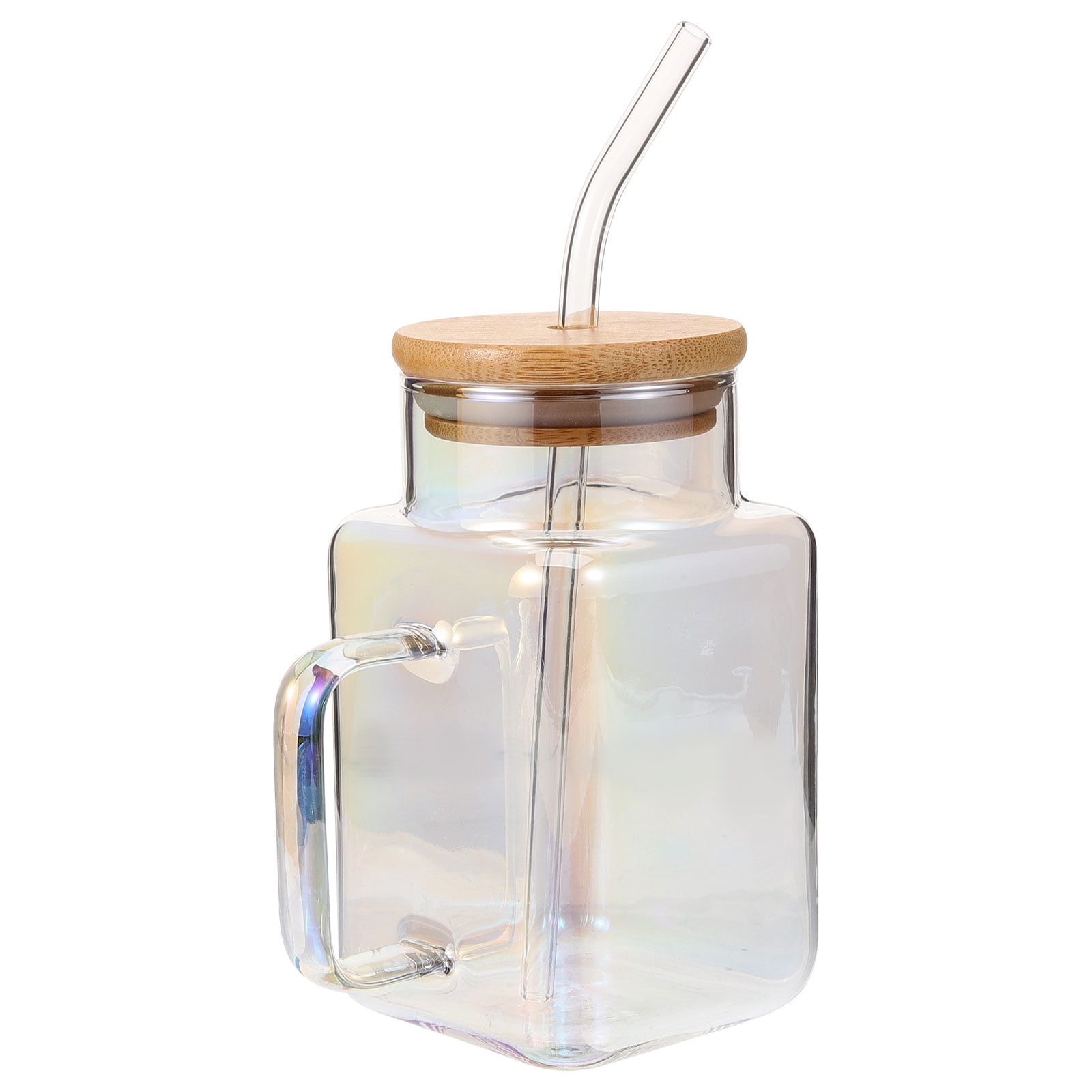 Click here for Ounona Drinking Glasses With Straw Glass Cup Coffe... prices