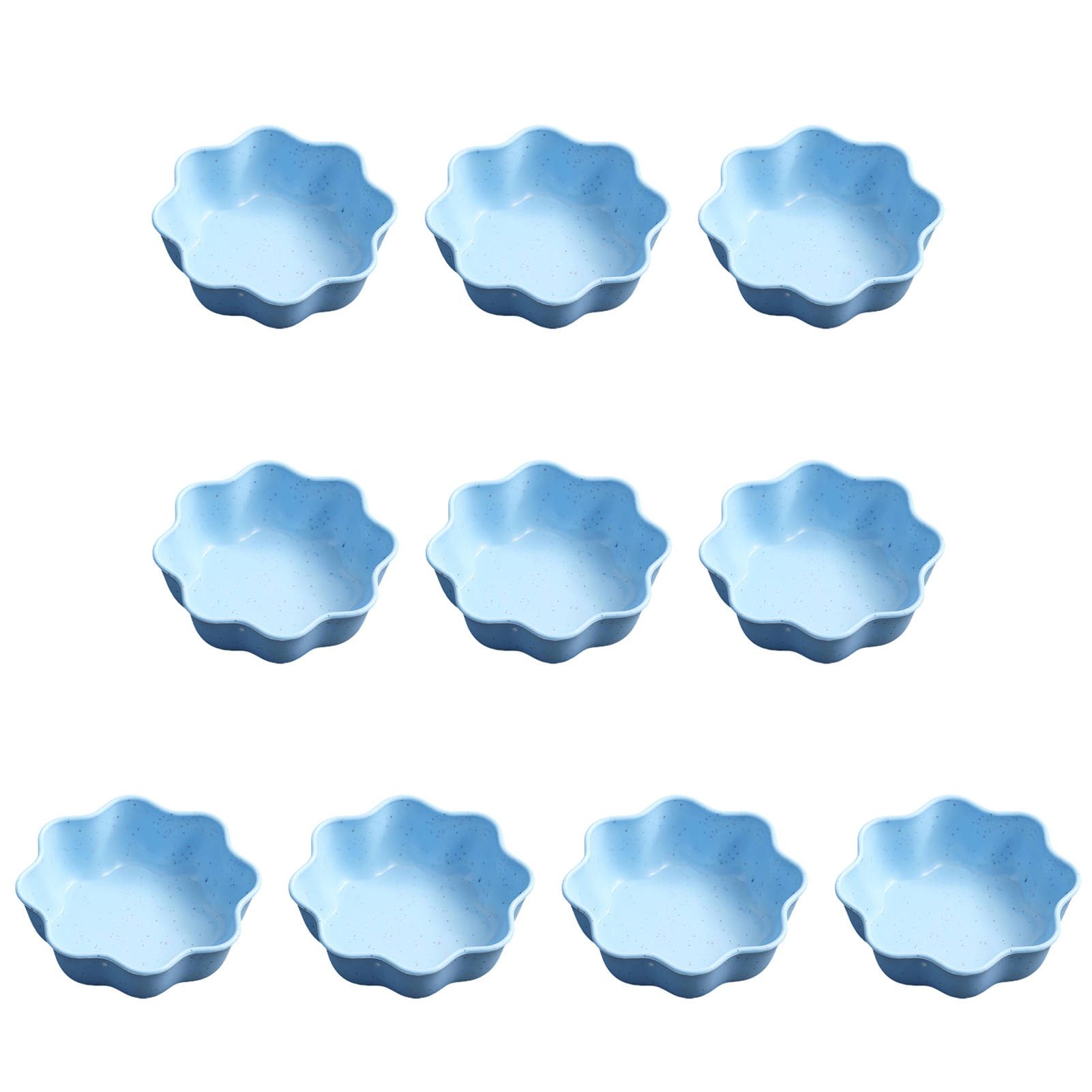 FaLX Reusable Dipping Dish Set - 10Pcs, Smooth Surface, Food Grade ...