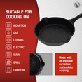 Victoria 6-Inch Oven Safe Cast Iron Skillet, Seasoned Frying Pan with ...