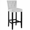 Modway Tender Leatherette Bar Stool Fully Assembled, Multiple Colors ...