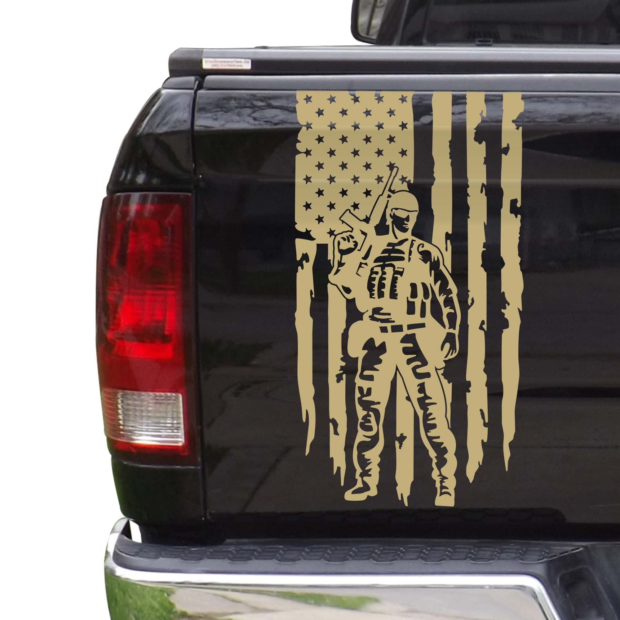 Soldier Enlisted Man Fighter U.S. Army USAF USMC Distressed American ...