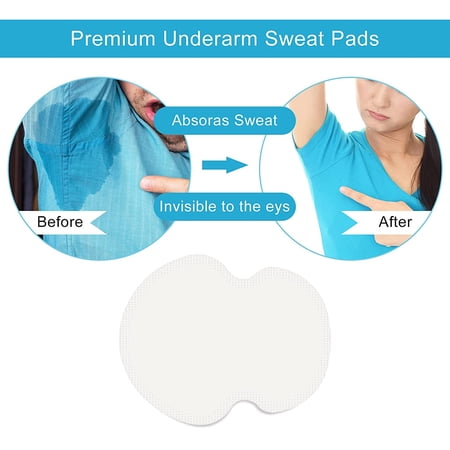40 Pieces Underarm Sweat Pads for Women and Men, No Scent and ...