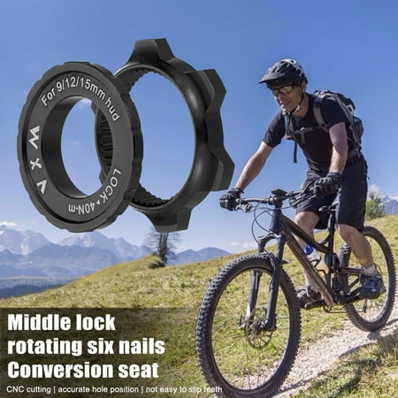 Siyoer Center Lock to 6-Hole Adapter Bike Hub Center Lock Conversion ...