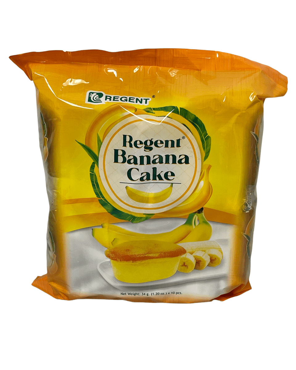 Regent Banana Cake Delectable Sponge Cake; 2 Packs of 10 Pieces ...