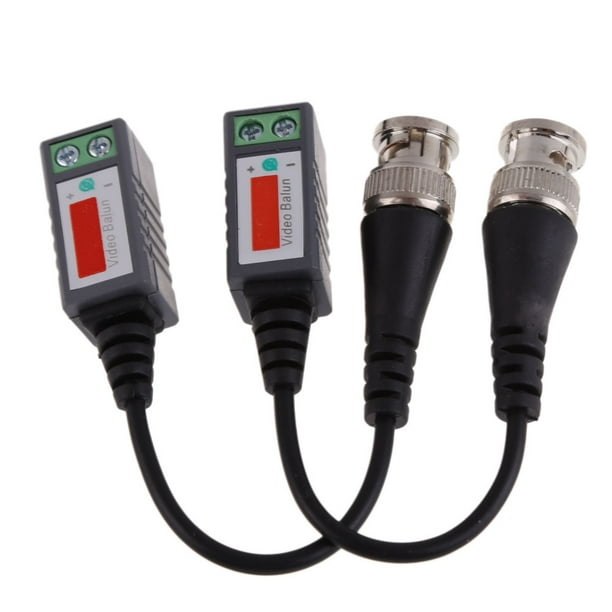 Clairlio 10x CCTV Camera Passive Video Balun Transceiver BNC Connector ...