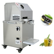 INTBUYING Stainless Steel Electric Sugar Cane Press Machine, Juice ...