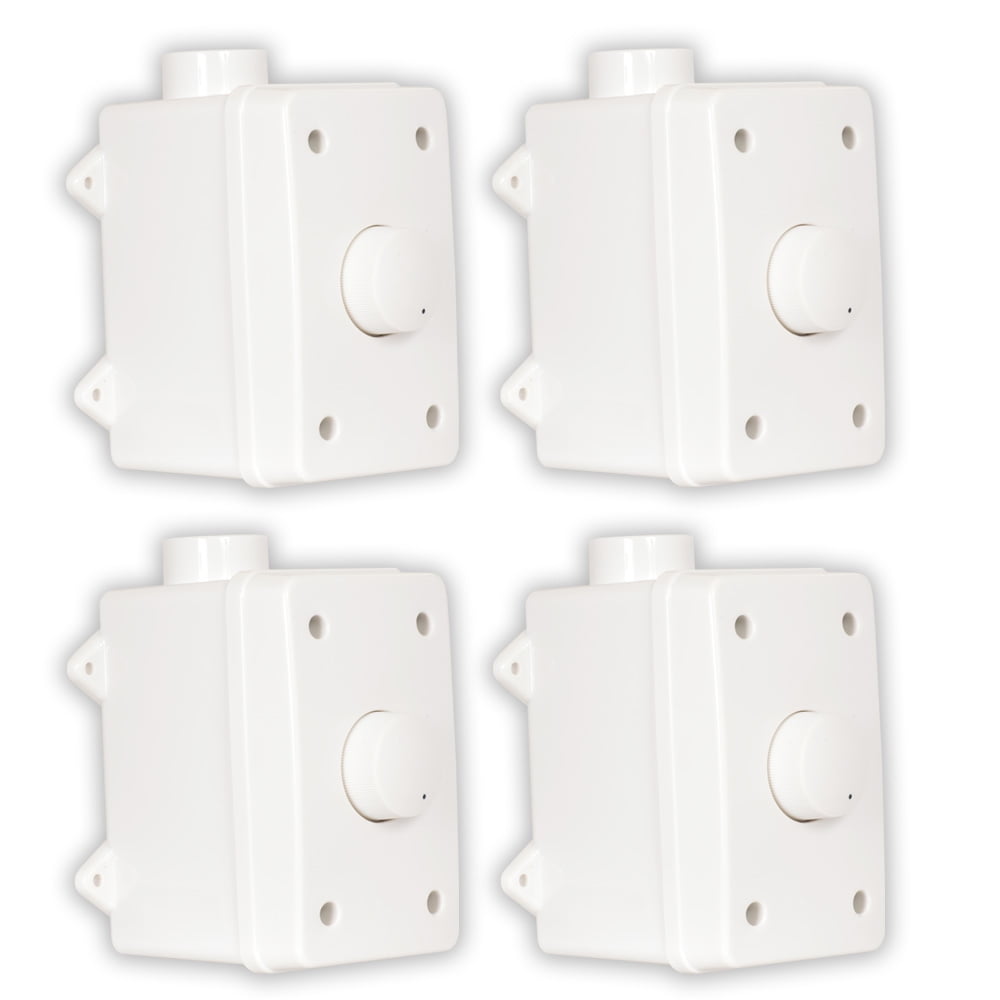 Theater Solutions OVCDW Outdoor Volume Controls White Weatherproof 4 ...