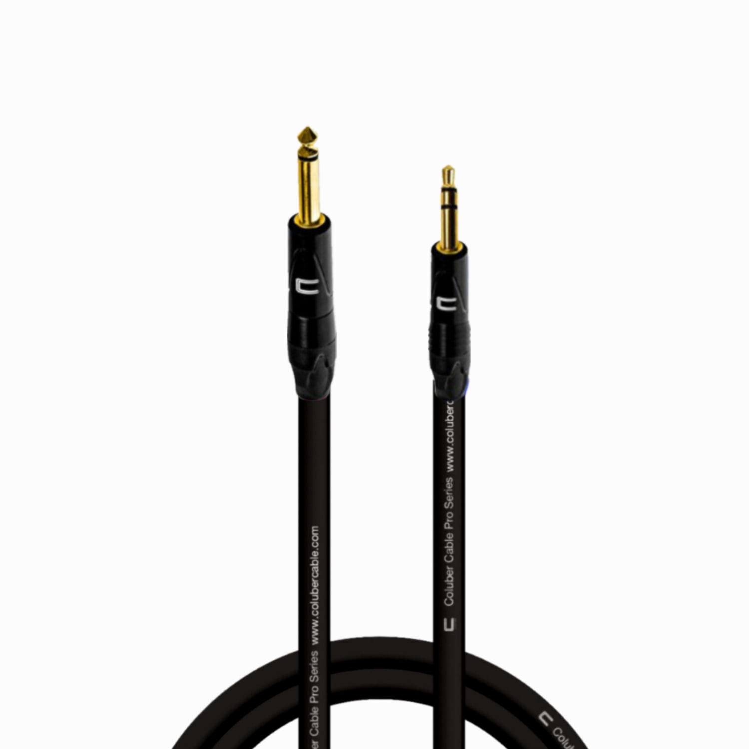 Coluber Cable 1/4" TS Male to 3.5 TRS Male - Pro 3-Pin Microphone ...