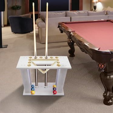 Miumaeov 6 Sticks Pool Wall Mounted Rack Billiard Cue Holder Horizontal ...