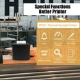 Thermal Receipt Printer, 80mm High-Speed POS Printer with Auto Cutter ...