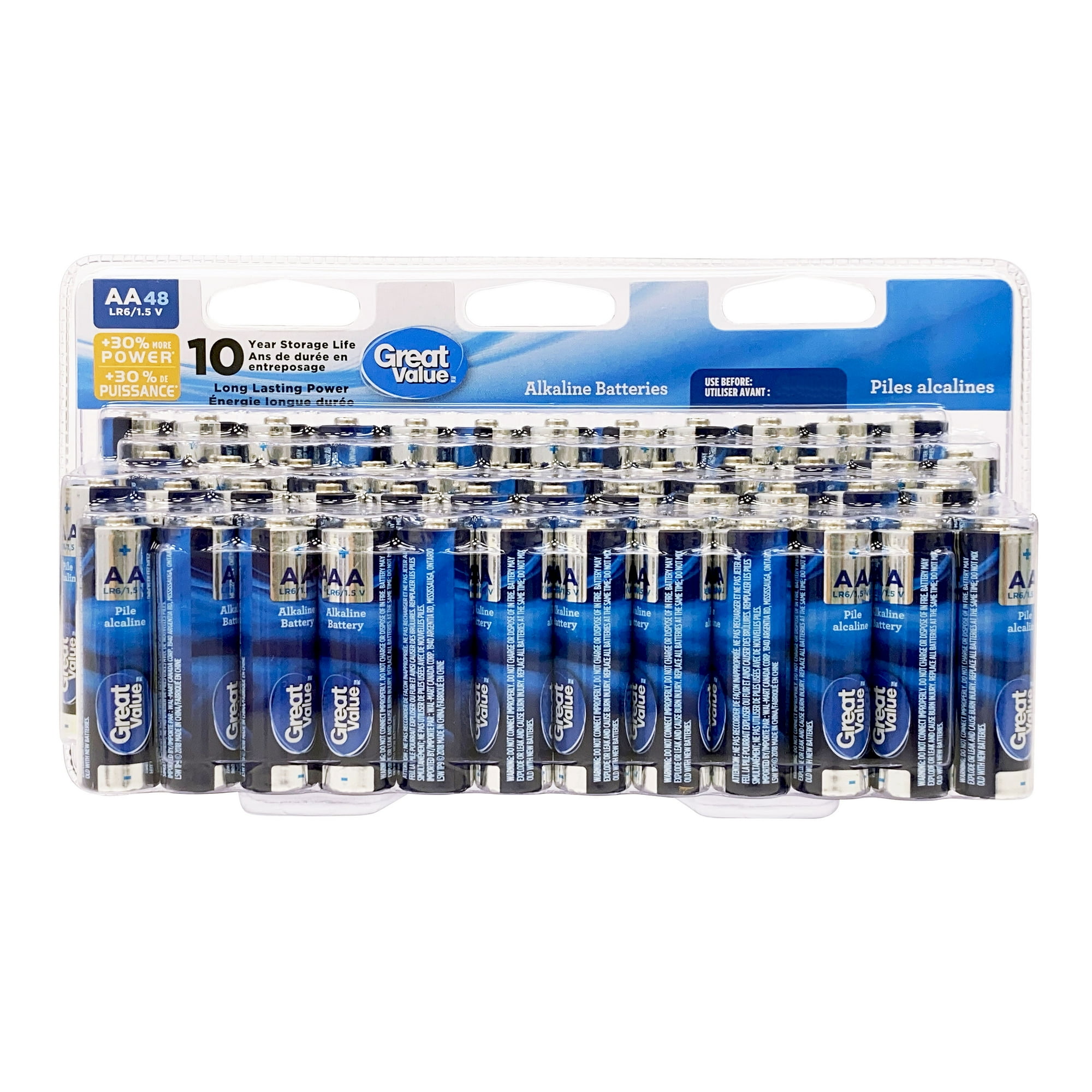 Click here for Great Value Aa Lr6/1.5 V Alkaline Batteries 48-Pac... prices