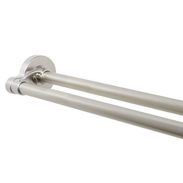 Double Shower Rod, Chrome - 44 x 72 in. - Walmart.com