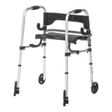 Drive Medical Clever Lite LS Rollator Walker with Seat and Brakes ...