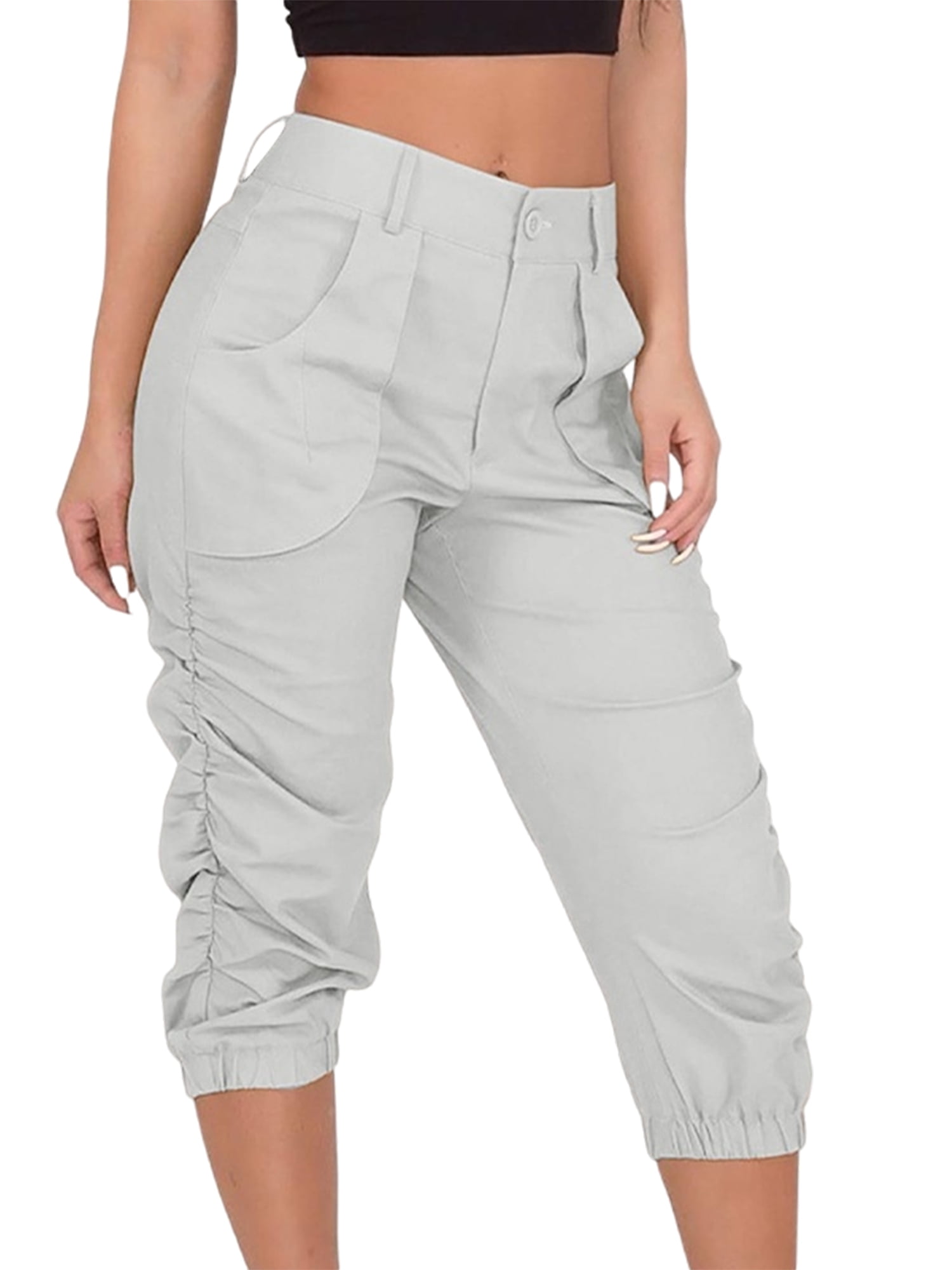 Loose Pants Capri Style