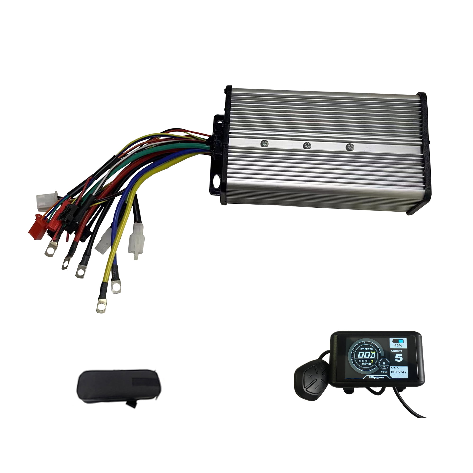 NBP 72V 80A Duall Hall Controller and UKC1 Displayfor 3000W Electric ...