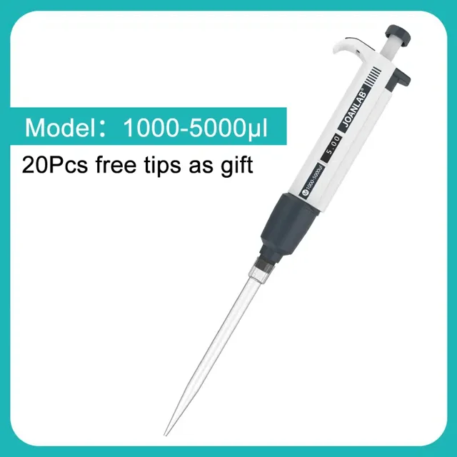 JOANLAB Laboratory Pipette Plastic Single Channel Digital Adjustable ...