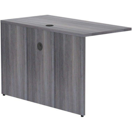 Lorell LLR69556 Weathered Charcoal L-Shaped Laminate Desking, Charcoal ...