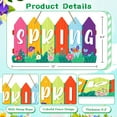 WhatSign Hello Spring Wreath Sign for Front Door Colorful Fence Flowers ... WhatSign Hello Spring Wreath Sign for Front Door Colorful Fence Flowers ...