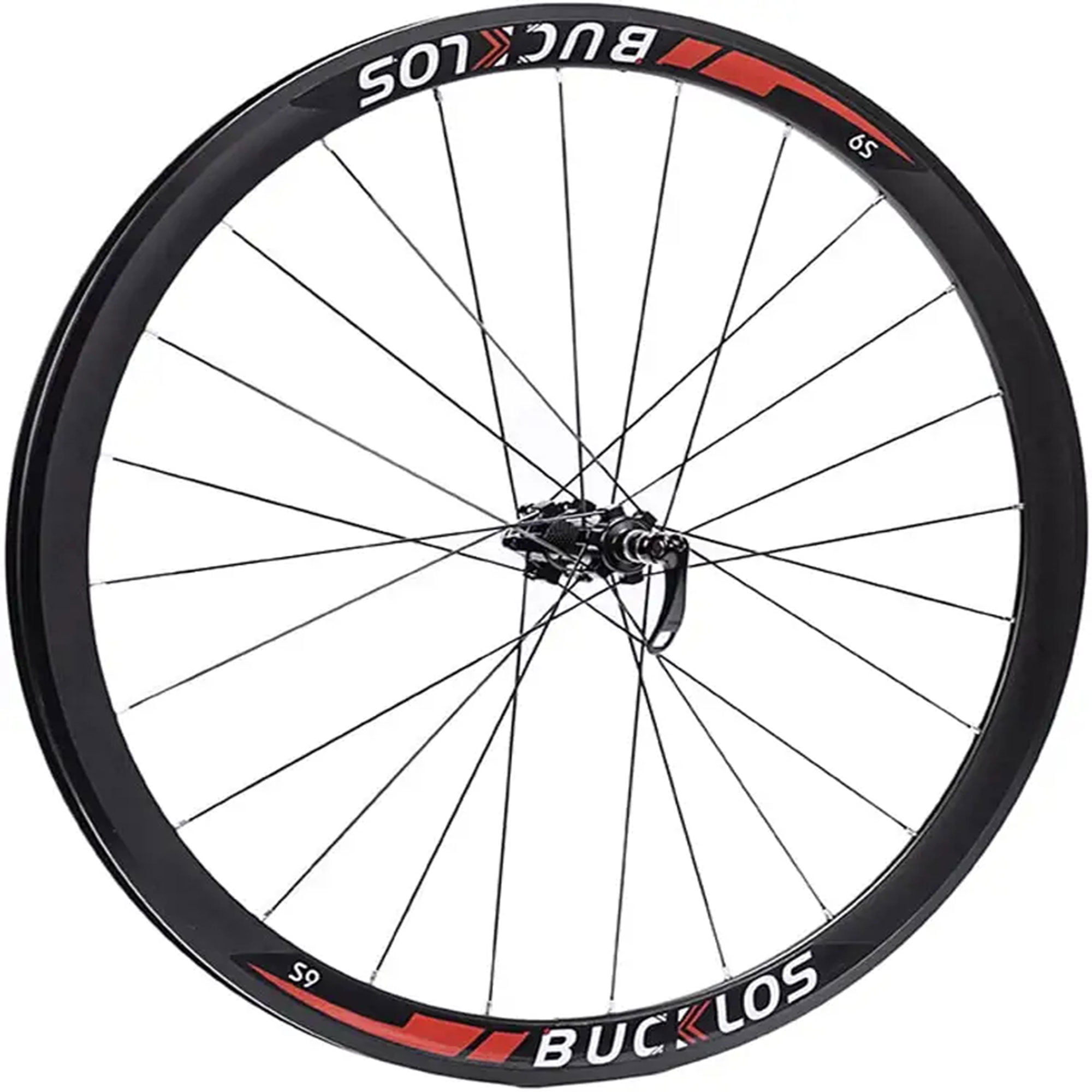BUCKLOS Road Bike Wheelset 700c Disc/Rim Brake Quick Release 40mm Depth ...