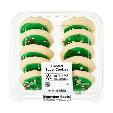 Freshness Guaranteed Frosted Sugar Cookies 28.3 oz 21 Count Soft ...