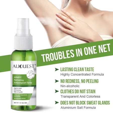 30ML Body Odor Deodorant Spray Antiperspirant Spray Bad Odor Remover ...