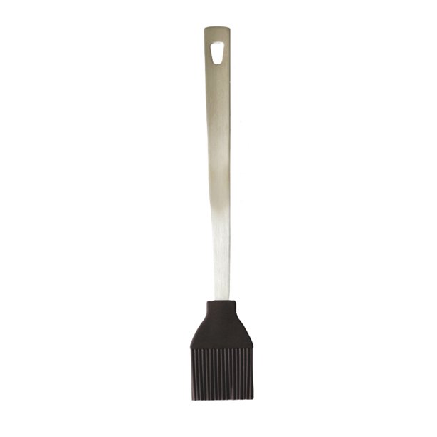 Mastrad Stainless Steel Basting And Bbq Brush 10 Inch Black