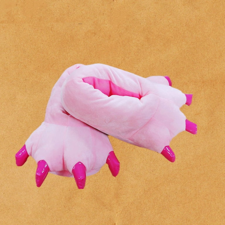 Plush Animal Paw Slippers,Fun Novelty Bear Claw, 53% OFF
