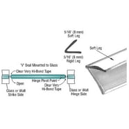 Frost King Door Weather Strips Seal, V-Shaped Weatherstrip, 17' X 7/8 ...
