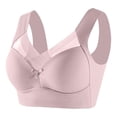 Lace Wireless Bras for Women Wide Strap Push Up Support Lift Everyday ...