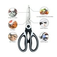 2 Pack Kitchen Scissors,Stainless Steel Heavy Duty Kitchen Shears and ...