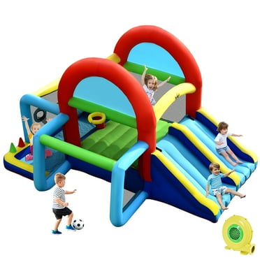 Costway Large Inflatable Bounce House Jump Home, Kids Jumper Castle ...