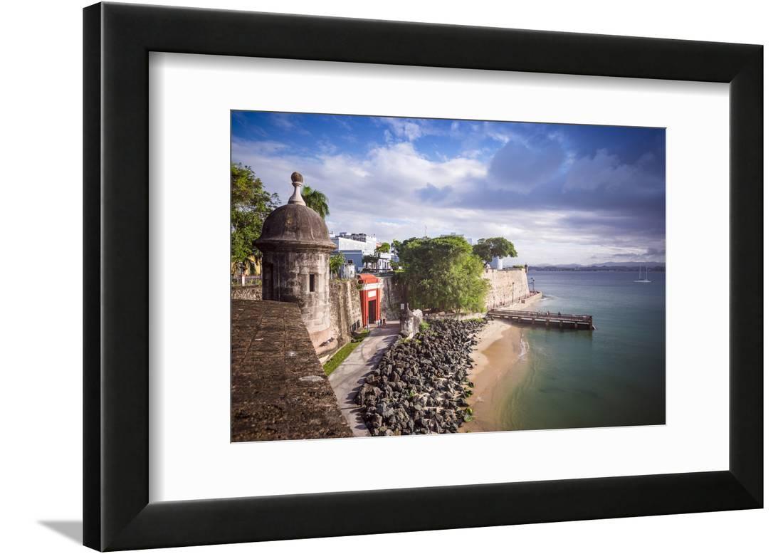 San Juan, Puerto Rico Coast. Framed Print Wall Art By SeanPavonePhoto ...