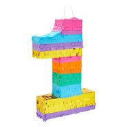 Large 20" Yellow Number One Pinata Queen Bee Theme Bumblebee Party ...