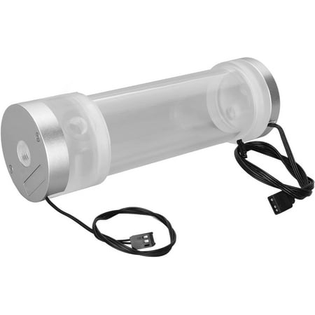 300ML Computer Water Cooling Reservoir, 210mm G1/4 Cylindrical Water ...