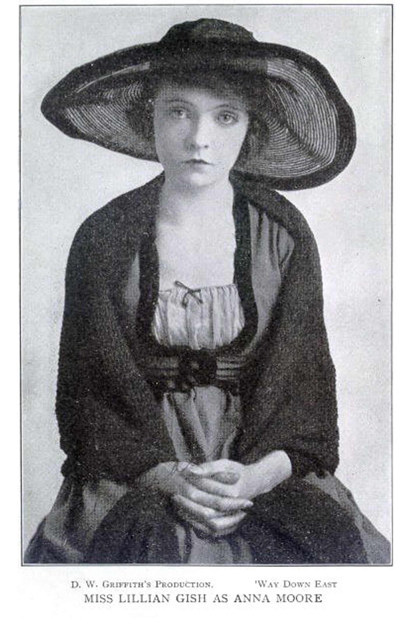 24x36 gallery poster, Lillian Gish as Anna Moore in Way Down East 1920 ...