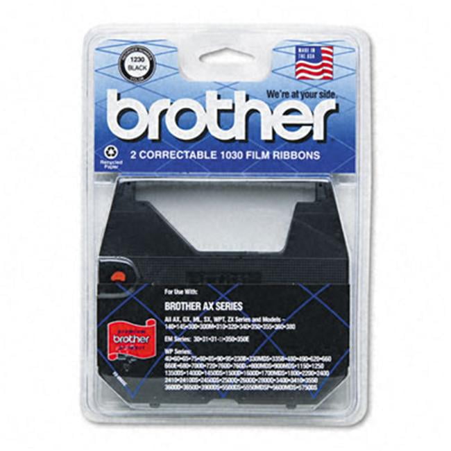 Brother 1230 1030/1031 Typewriter Ribbon Film 50K Yield Black Two per ...