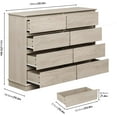 8-Drawer Dresser for Bedroom, Large Chest of Drawers with Deep Drawers ...