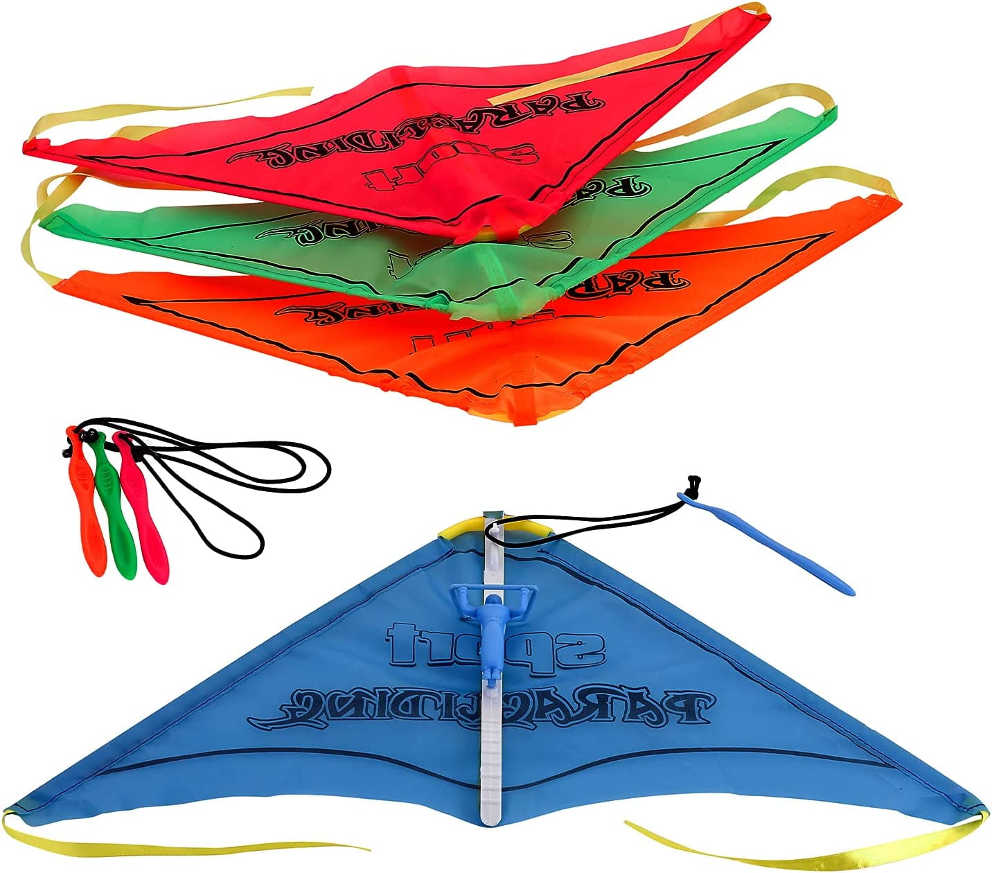 Kidsco Sport Kite Glider - 4 Pack - 12 inches Cool and Fun Outdoor Set ...