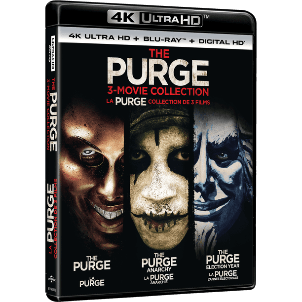 The Purge: 3-Movie Collection - 4K Ultra HD + Blu-ray + Digital [UHD ...