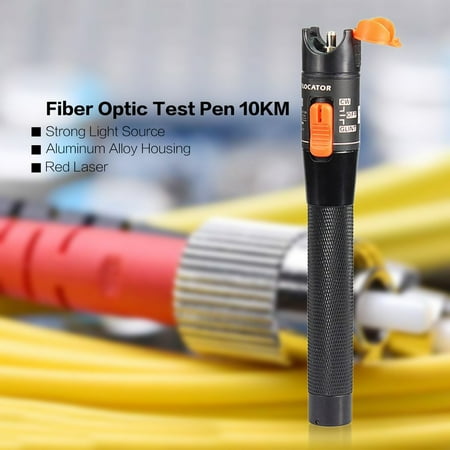 Portable Fiber Optic Visual Fault Locator Red Laser Cable Tester Fiber ...