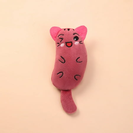Gprince Pet Cat Plush Toy Built-in Catnip Cute Shape Stuffed Chew Toys ...