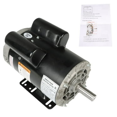 IR 5 HP Air Compressor Replacement Electric Motor, 3450 RPM, 24.9 AMP ...