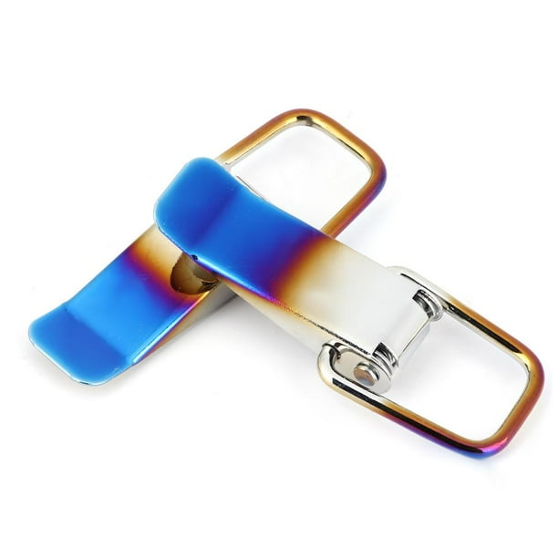 Hilitand Hook Fix Lock Clip Quick Release Track Hook Iron Blue + White ...