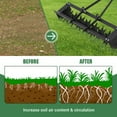 Towallmark 32" Spike Lawn Aerator Tow Behind Rolling Tractor Soil ...