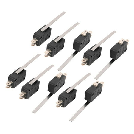 10 PCS Long Hinge Lever Momentary Micro Limit Switch SPDT 1NO 1NC 1C | Walmart Canada