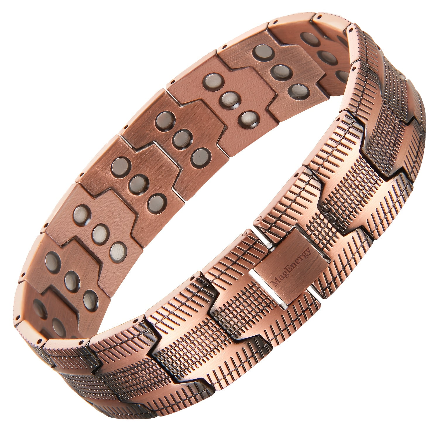 Click here for Qjuhung [copper Magnetic Men‘s Bracelet] 1pc Coppe... prices