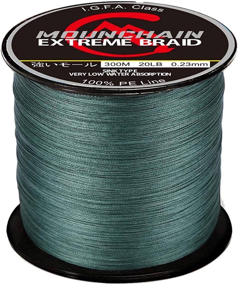 300m 8 Strands PE Braided Super Strong Saltwater Fishing Line Tackle ...